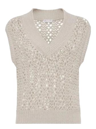 BRUNELLO CUCINELLI Brunello Cucinelli Hand-Crafted Cashmere-Beaver Double Cloth Jacket with Monili Embellishment